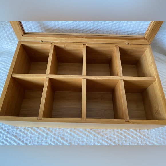 Storage & Organization | Natural Bamboo Display Case | Poshmark